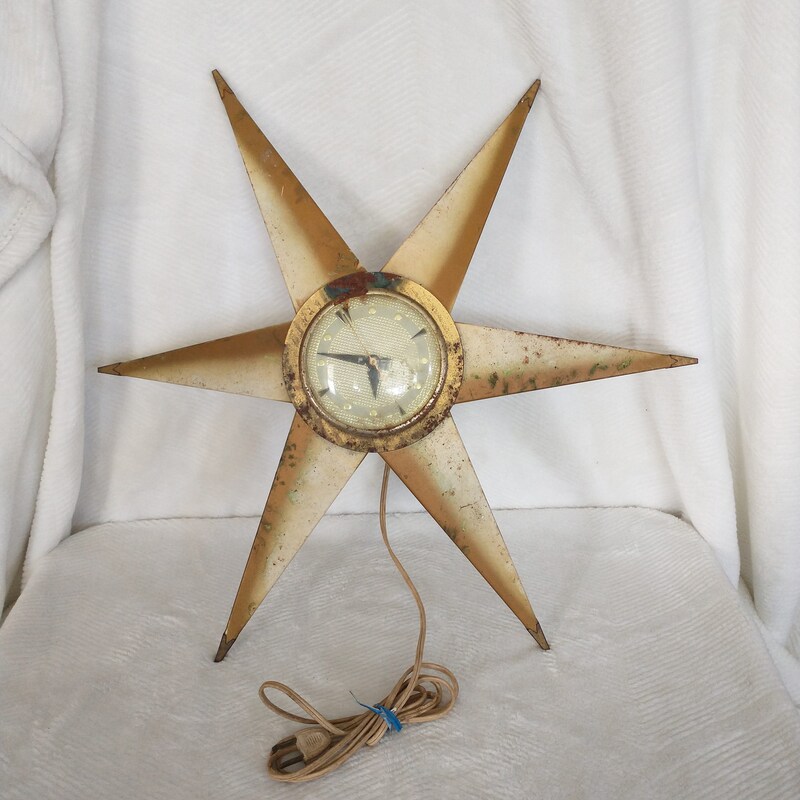 Starburst Clock - Etsy