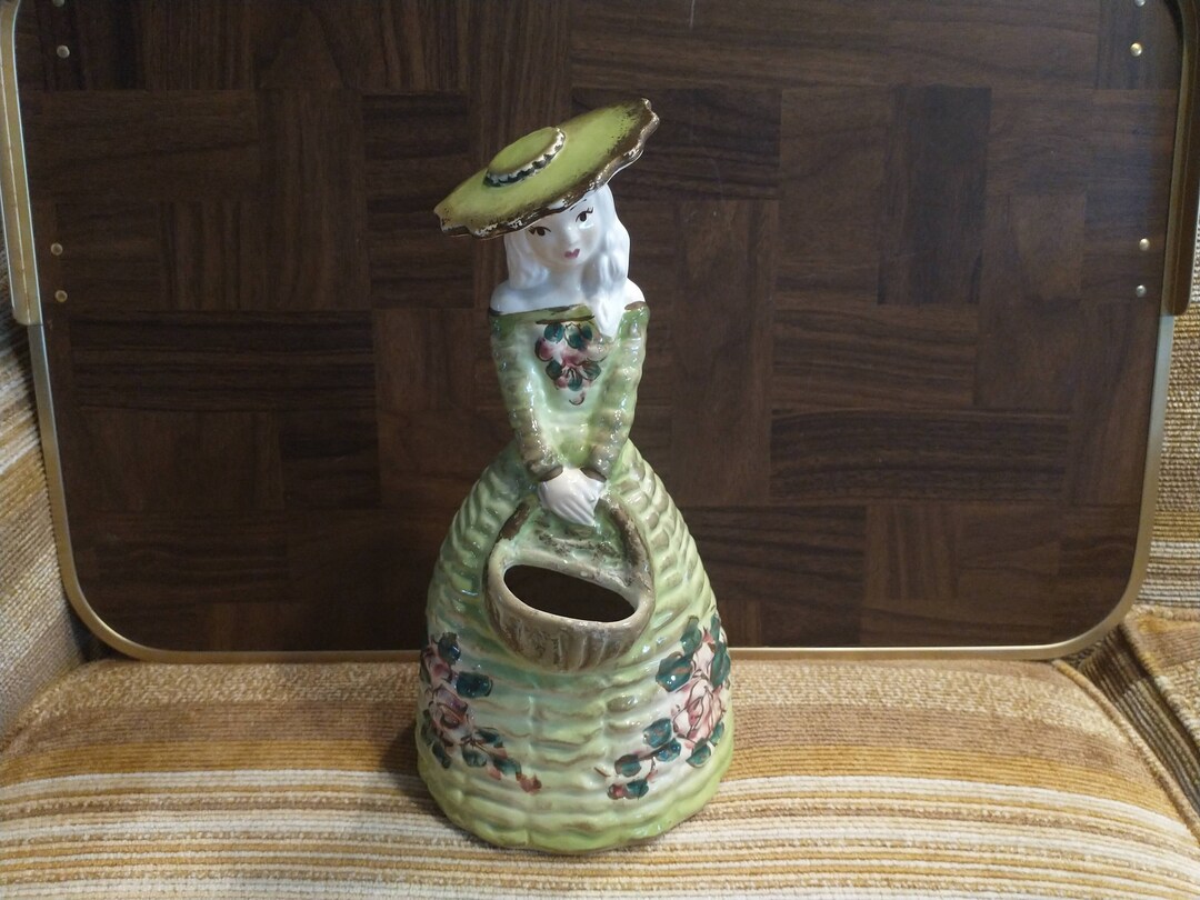 Tall Lady Planter | Vintage Indoor Planter | Victorian Plaster Planter ...