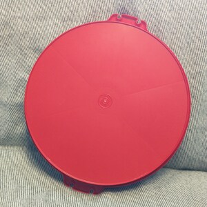 Vintage Red Tupperware Container With Lid | Vintage Tupperware ...
