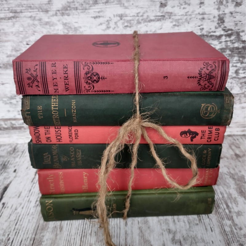 Stacked Books Decor - Etsy