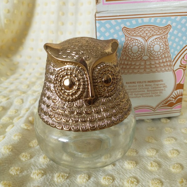 Owl Perfume Bottle - Etsy
