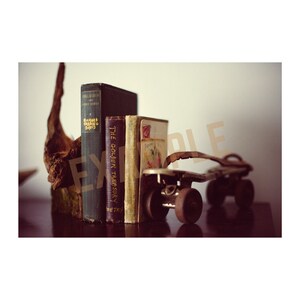 Antique Book Stack Decor | Vintage Red/green/blue Stack of Books ...