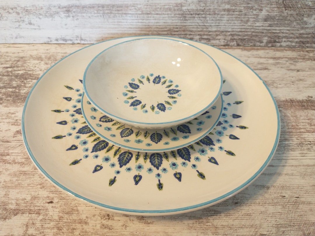 Swiss Chalet Set Vintage MCM Dinnerware Set Mid Mod Atomic Swiss Chalet ...