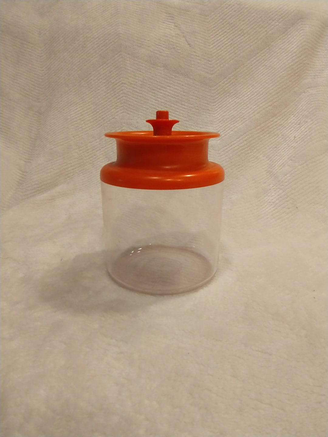 Orange Tupperware Storage Container With Lid Vintage Tupperware Dry ...