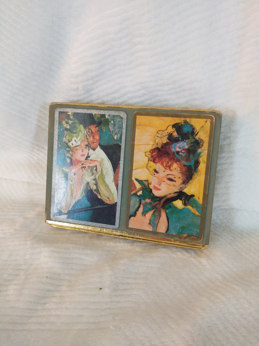 Congress Playing Cards W/ Cel-u-tone Finish | Vintage Playing Cards ...