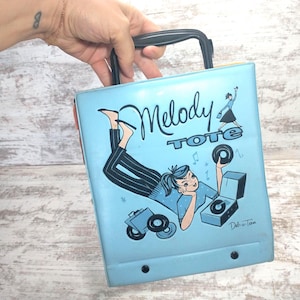 Vintage 1960s Children's Vinyl Record Set: Nursery Rhymes, Melody Tote ...