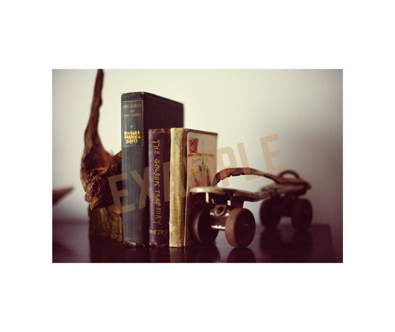 Antique Book Stack Decor Vintage Terra Cotta Colored Stack - Etsy