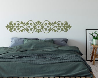 Border Swirl Vinyl Wall Decal, Home Decor , Removable Wall Decal Border ...