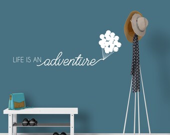 Adventure Wall Decal Life is an Adventure Arrow Vinyl - Etsy