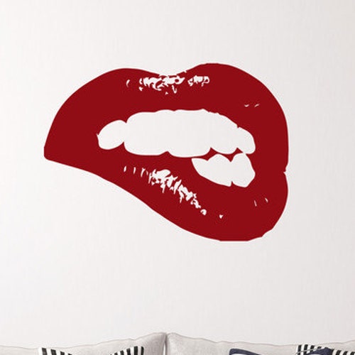 Kiss Vinyl Decal Lips Vinyl Decal Kiss Rear Window Decal - Etsy