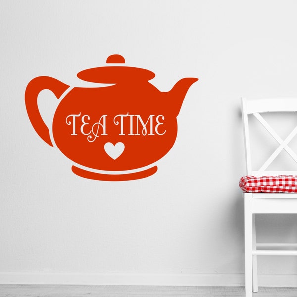 Tea Wall Decal - Etsy