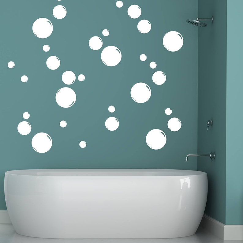 Bubbles Vinyl Wall Sticker - Etsy