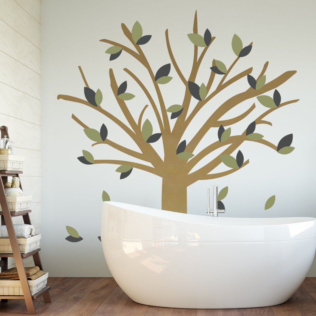 Autumn Tree Vinyl Decal - Etsy