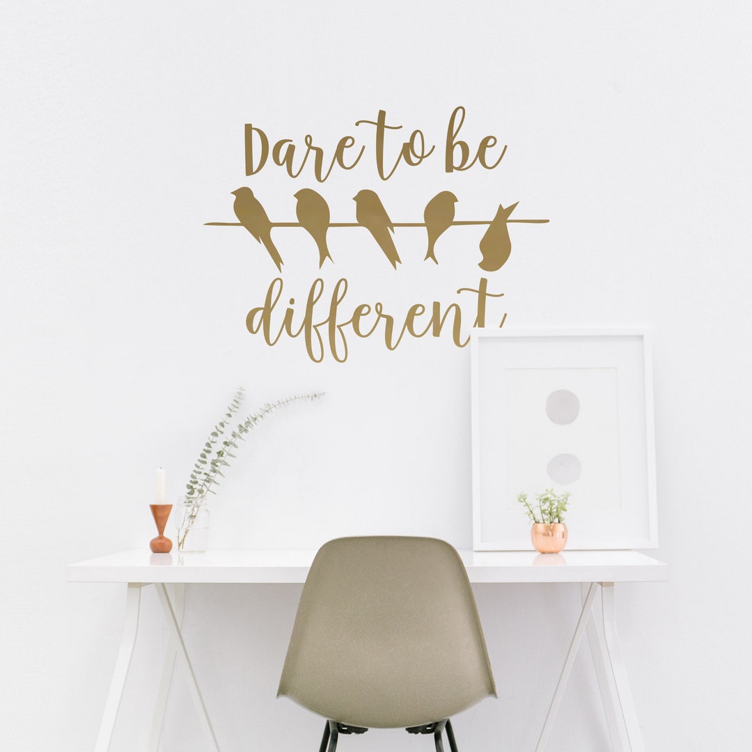 Dare to Be Wall Decal - Etsy