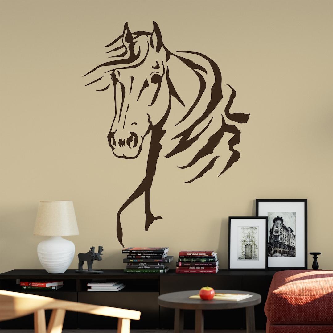 Horse Vinyl Wall Decal - Etsy
