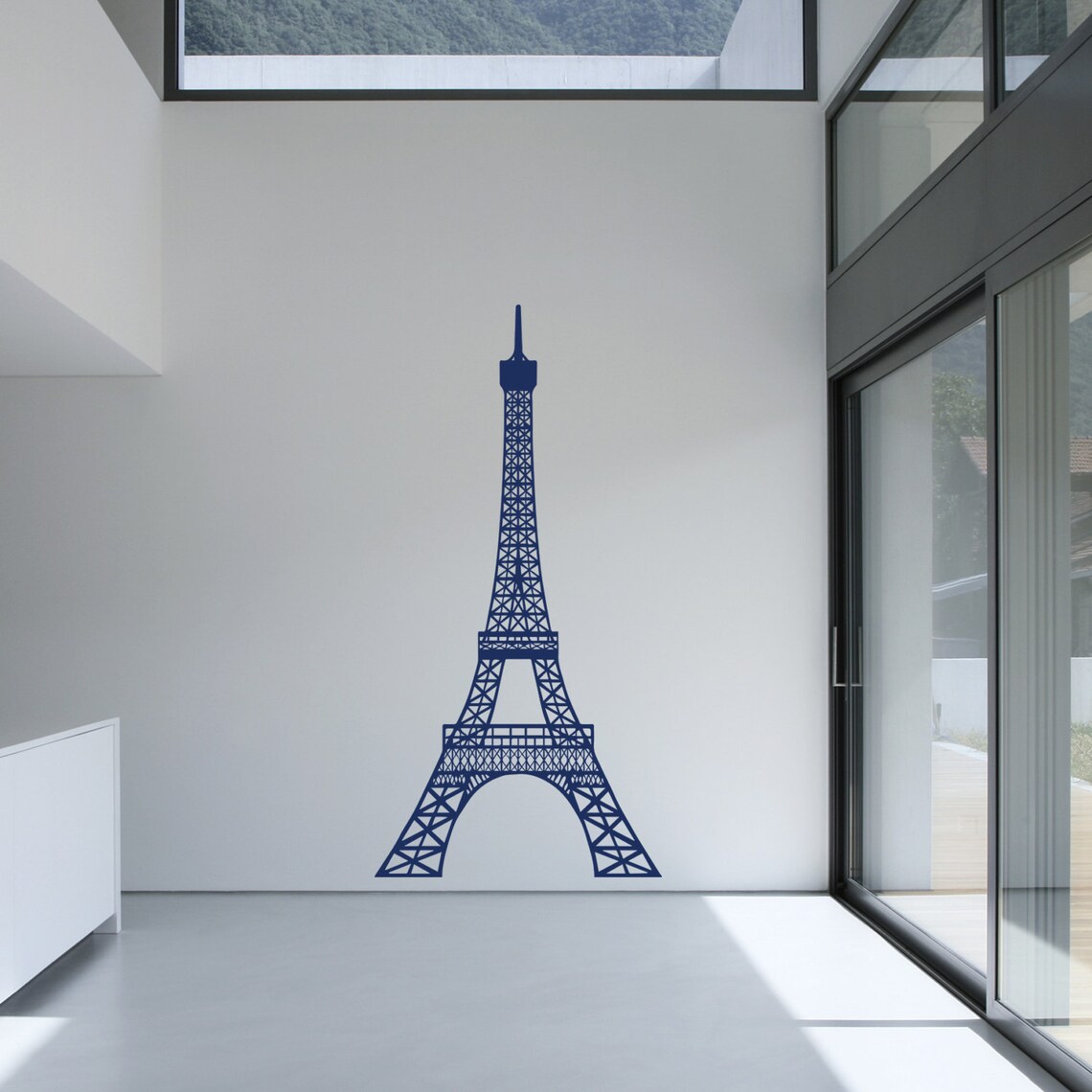 Eiffel Tower Vinyl Wall Decal - Etsy