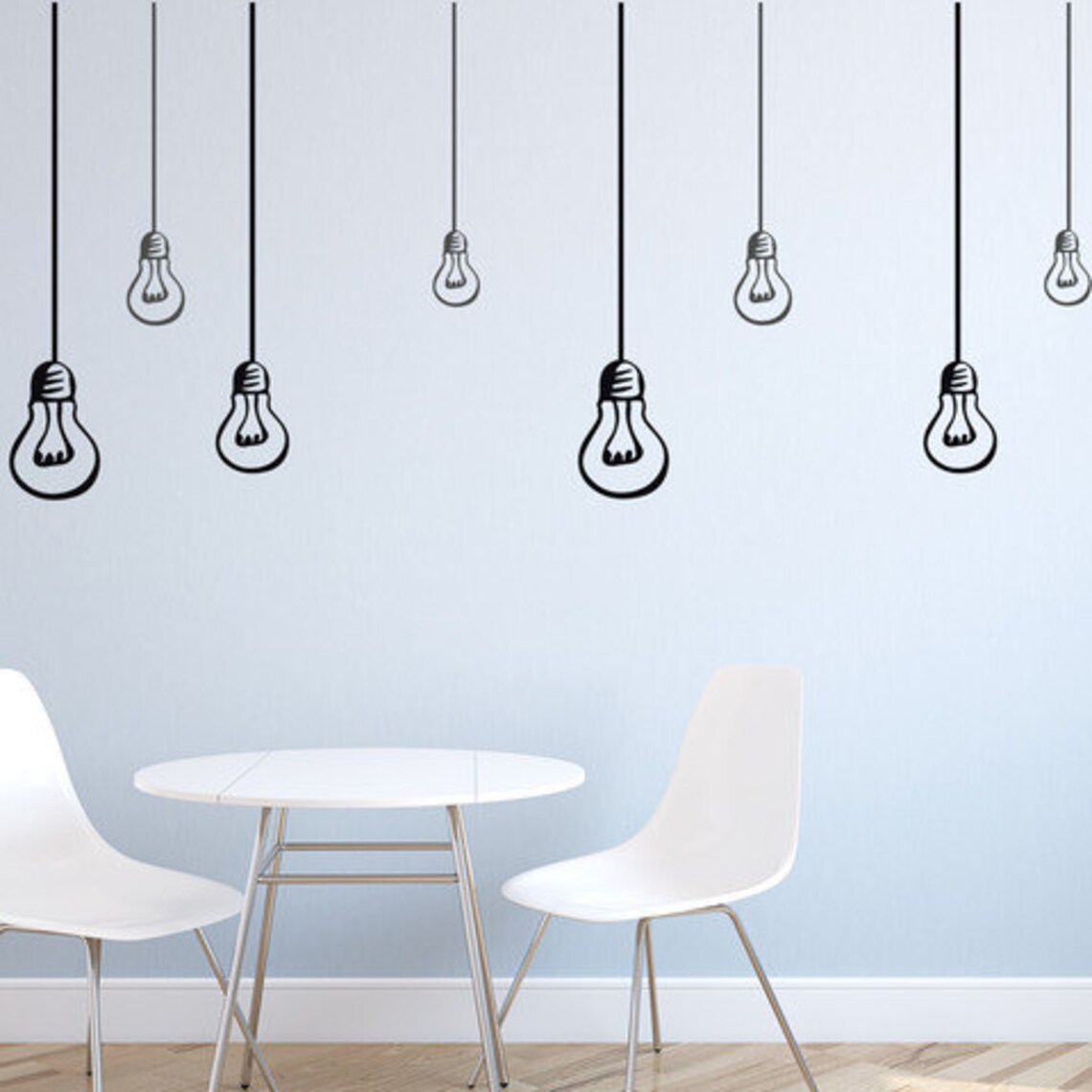 Light Bulbs Wall Decals - Etsy Singapore