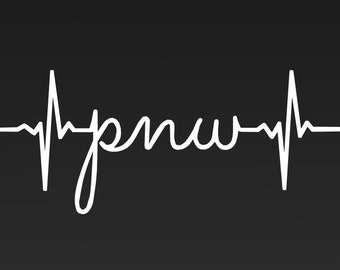 PNW Pacific Northwest Logo Decal Sticker - Etsy