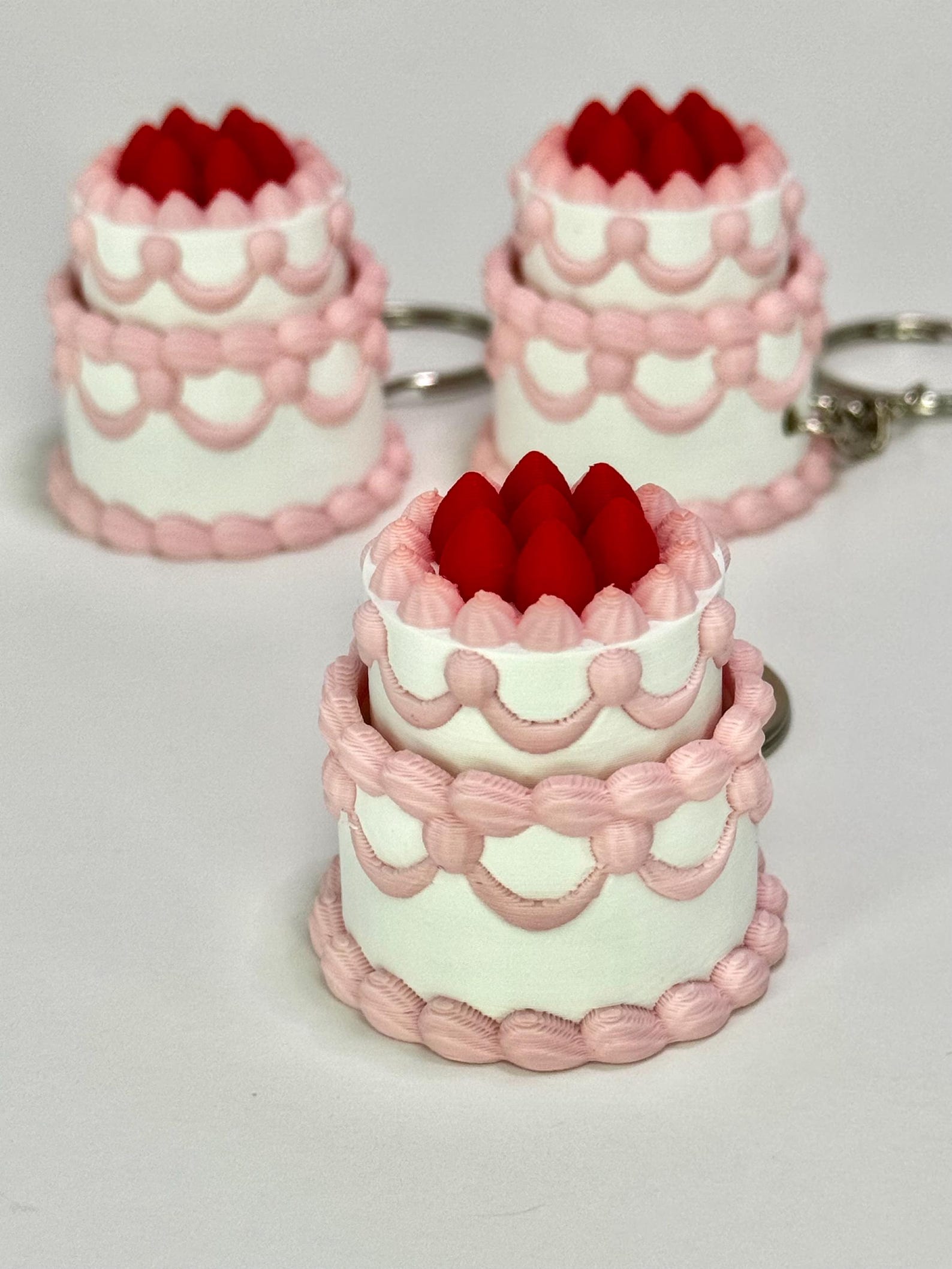 Tiered Cake Clicker Keychain! Silent or Clicky Options - Etsy