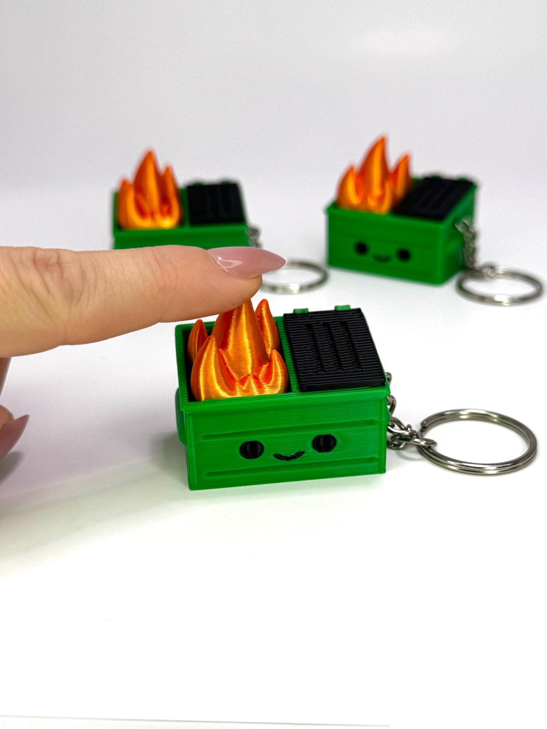 Happy Dumpster Fire Clicker! Silent or Clicky Options - Etsy