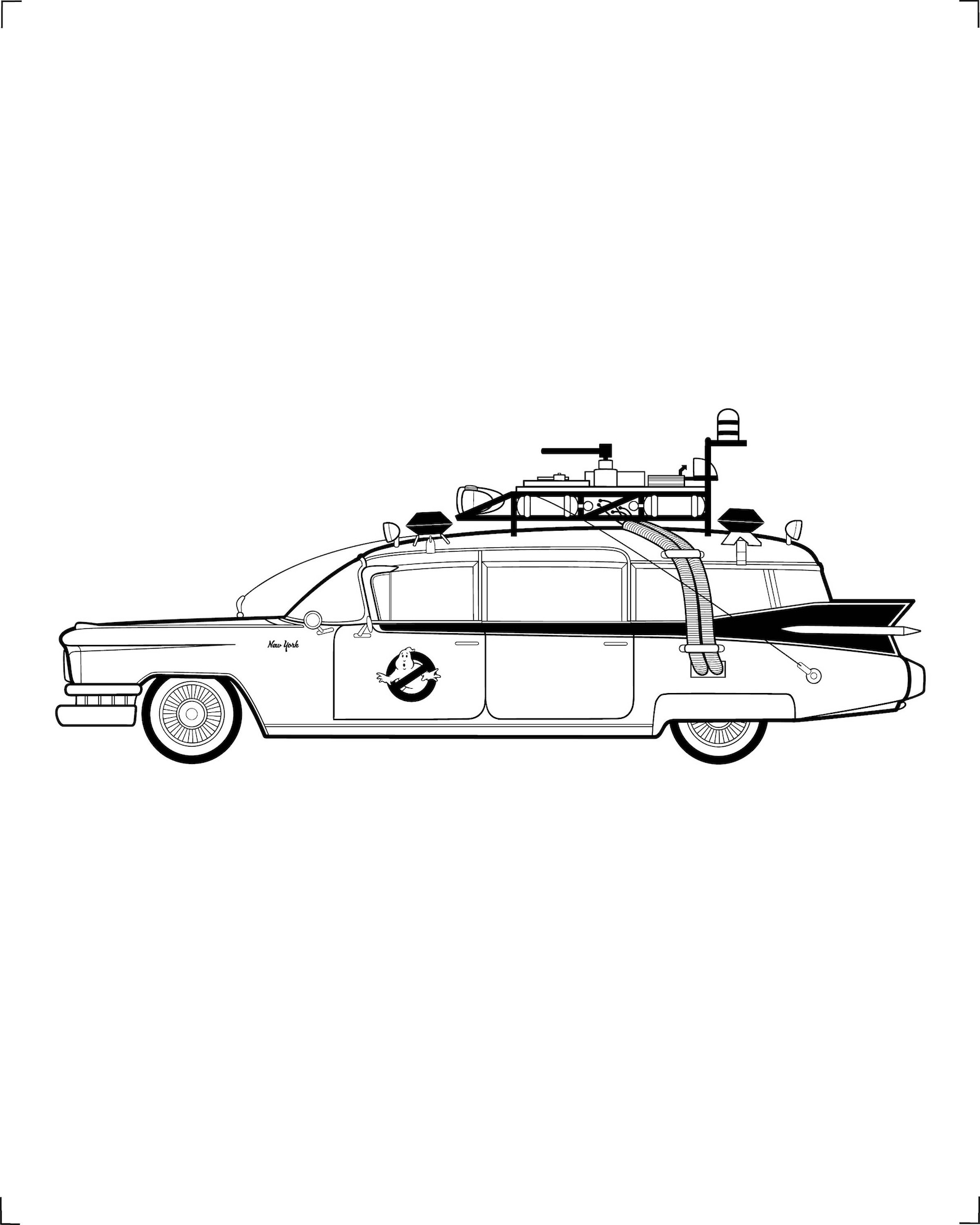 Ghostbusters, Who You Gonna Call, Ghostbuster's Car, Hearse, 80's ...