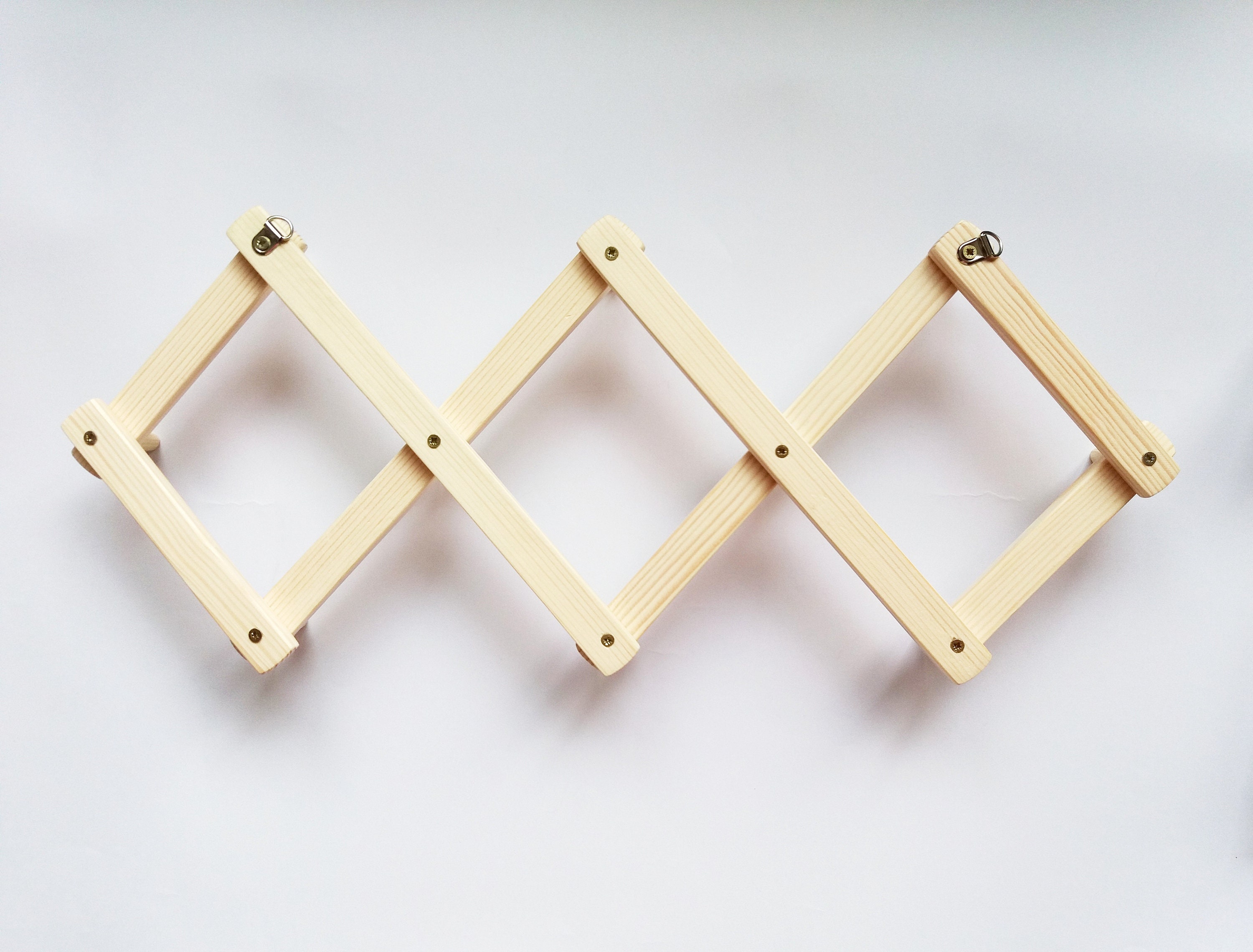 Accordion Peg Rack, Vintage Hanger, Accordion Hanger, Accordion Coat ...