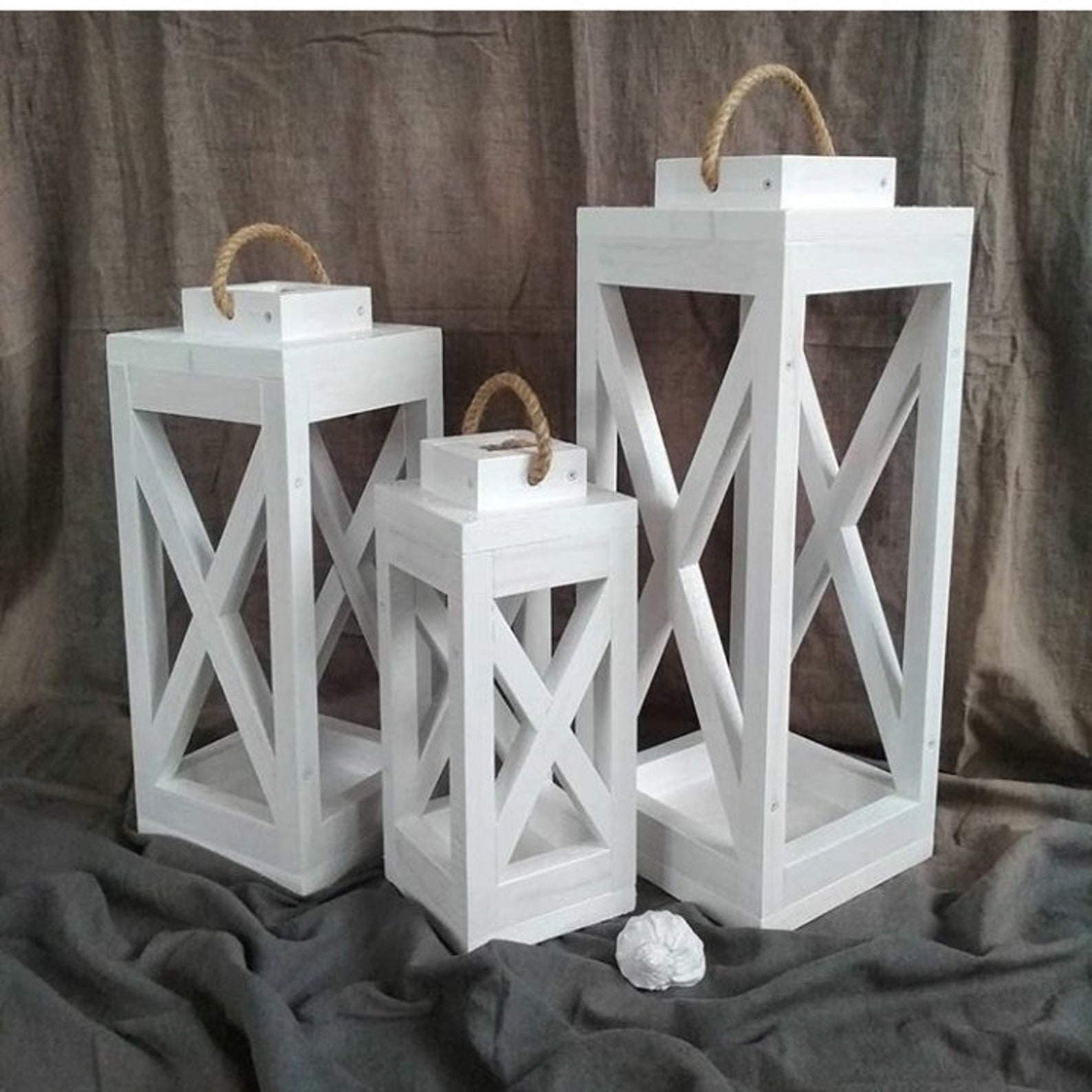 Rustic Wood Lanterns Wooden Lantern Wooden Decorative Lantern | Etsy