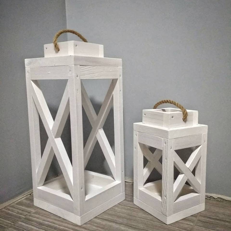 Rustic Wood Lanterns Wooden Lantern Wooden Decorative Lantern - Etsy