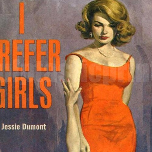 Lesbian Pulp Vintage Art Print All The Gay Girls Pulp Etsy