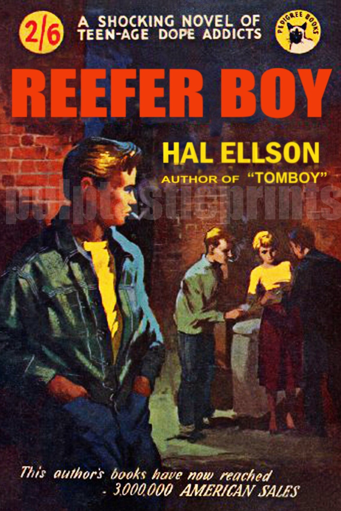 Reefer Boy Vintage Pulp Paperback Cover Repro Marijuana - Etsy