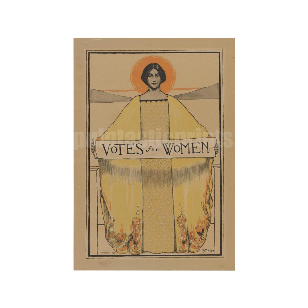 Votes for Women Poster: 1919 Suffrage Art Print - Etsy