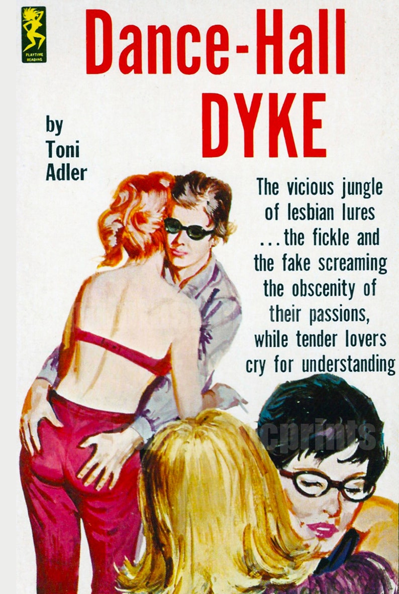Lesbian Pulp Vintage Art Print Dance Hall Dyke Pulp Etsy