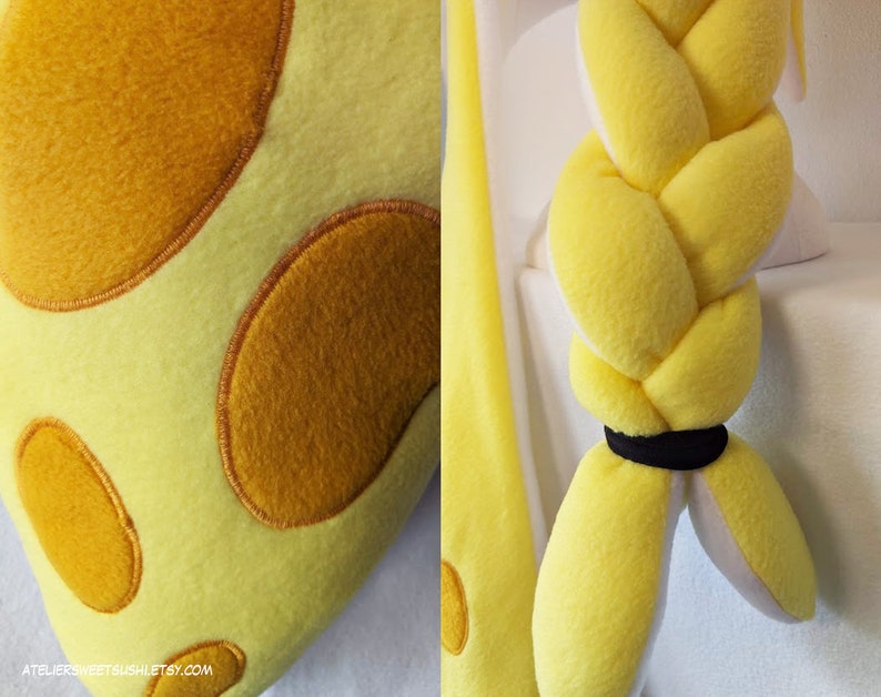 Yellow Splatoon 3 Hat Inkling Braid Hairstyle - Etsy