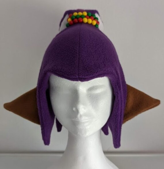 Indigo Splatoon Hat Inkling Boy Ponytail Accessory - Etsy