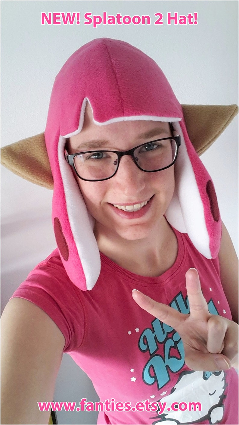 Splatoon 2 Hat Inkling Girl Short Hair - Etsy UK