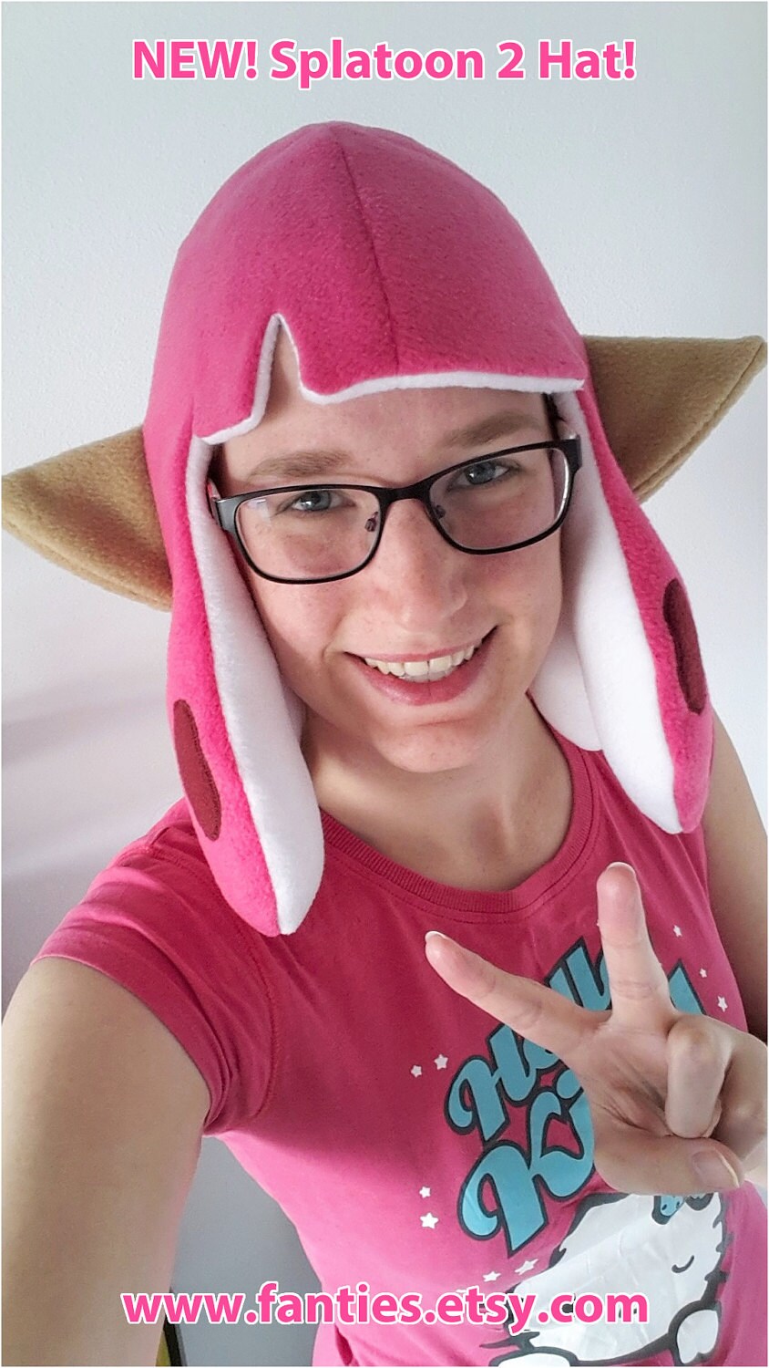 Splatoon 2 Hat Inkling Girl Short Hair - Etsy