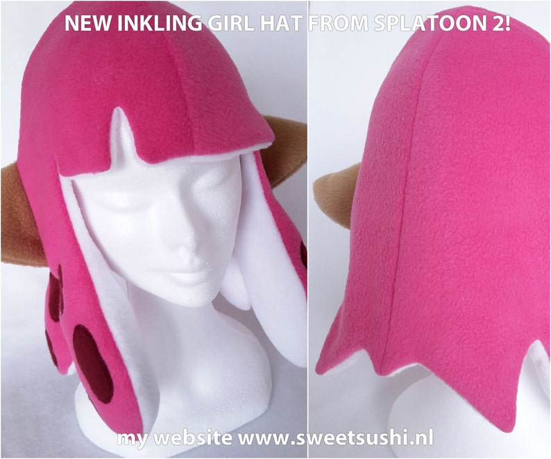 Splatoon 2 Hat Inkling Girl Short Hair - Etsy
