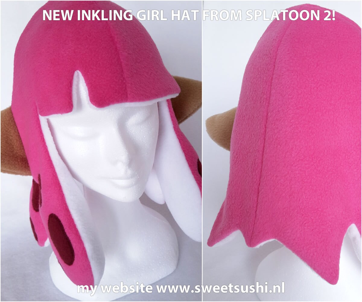 Splatoon 2 Hat Inkling Girl Short Hair - Etsy