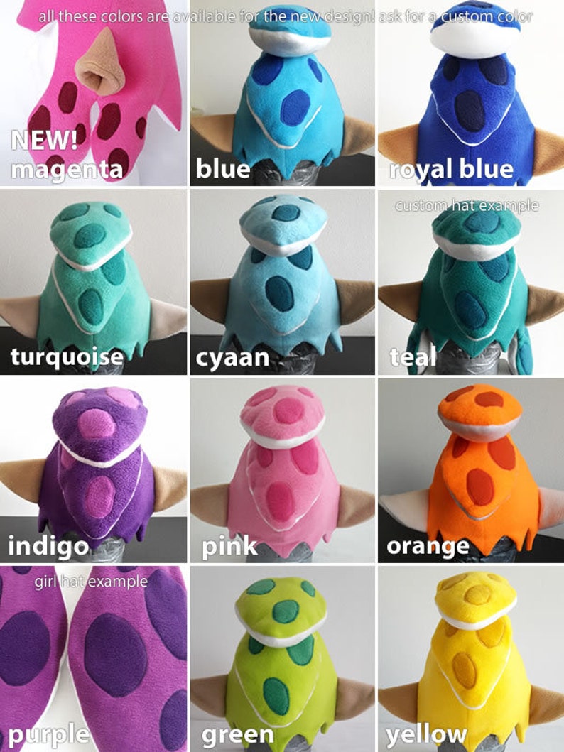 Blue Splatoon Hat Inkling Girl - Etsy