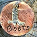 Cowboy Boot Dog Tag, Cat Tag, Personalized Dog Tag, Pet Name Tag ...