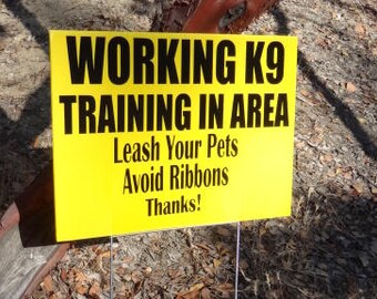 Caution k9 | Etsy