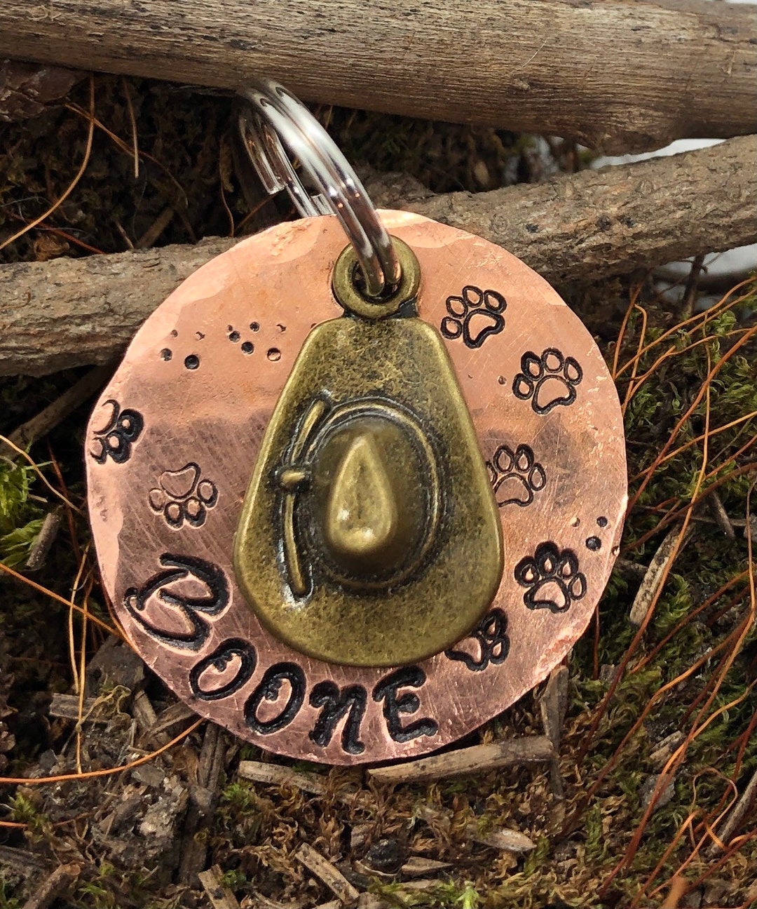 Cowboy Dog Tag, Dog Tag, Cowboy Hat, Cowdog, Personalized Dog Tag ...