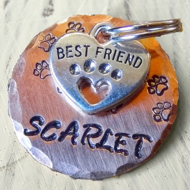 Heart Dog Tag - Etsy