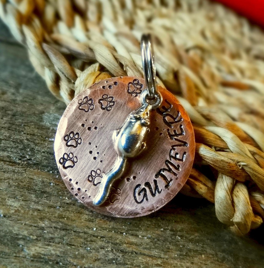 Cat ID Tag, Mouse Pet ID Tag, Mouse Dog Tag, Mouse Cat Tag, Barn Hunt ...