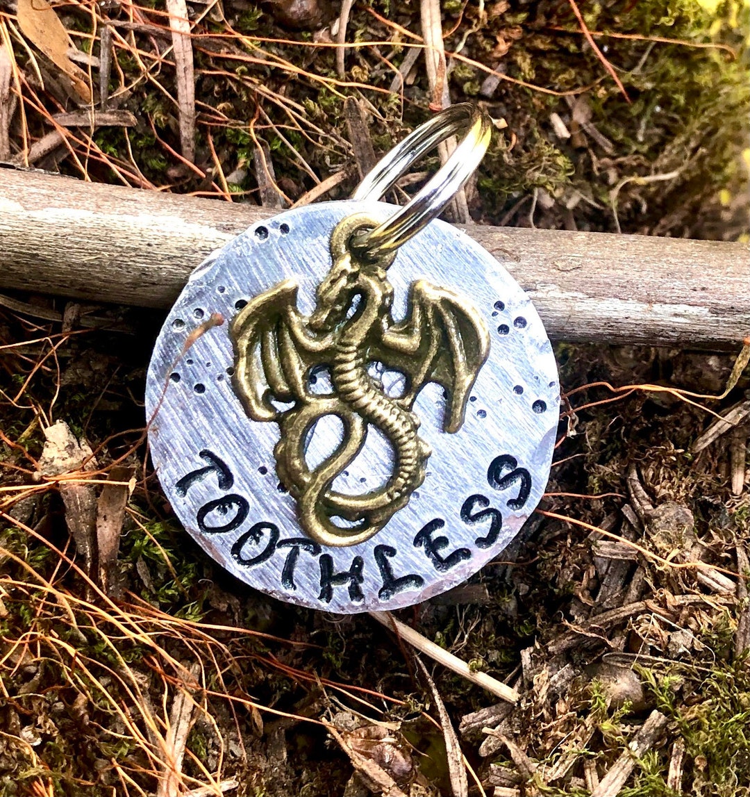 Small Dragon Dog Tag, Personalized Tag, Khaleesi, Daenarys, Dog Tag for ...