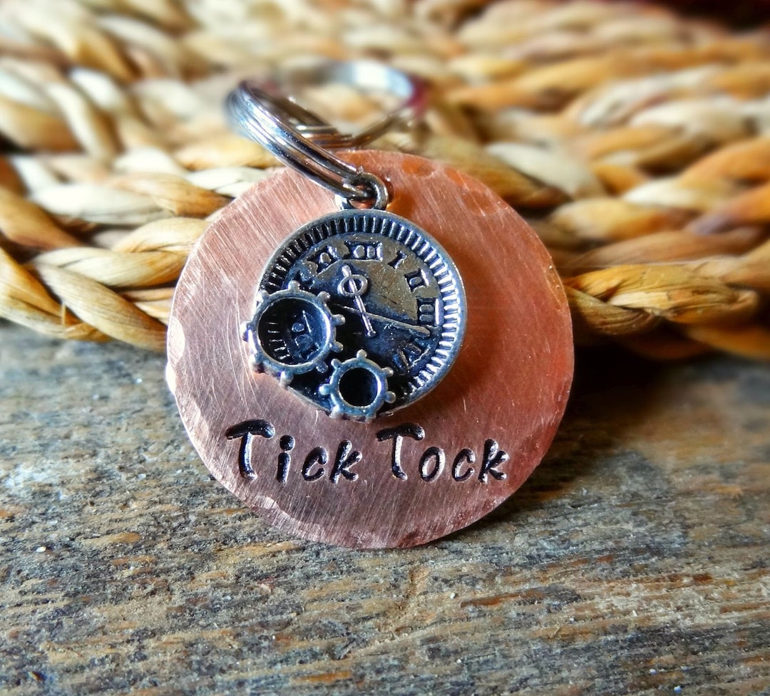 Steampunk Dog Tag, Gizmo, Gidget, Gadget,copper Dog Tag, Personalized ...
