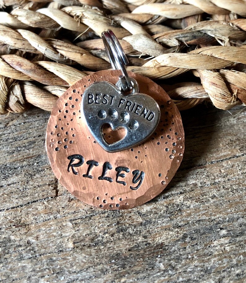 Heart Dog Tag, Personalized Dog Tag, Pet ID Tag, Cat ID Tag, Cat Tag ...