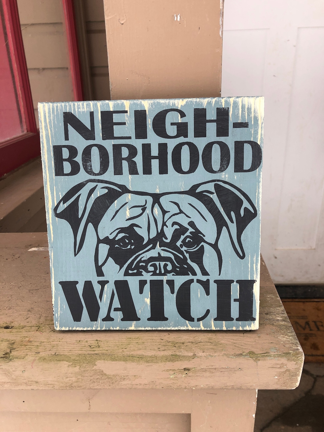 Beware of Dog, Boxer Sign, Pit Bull Sign, Boxer Decor, Pit Bull Decor ...