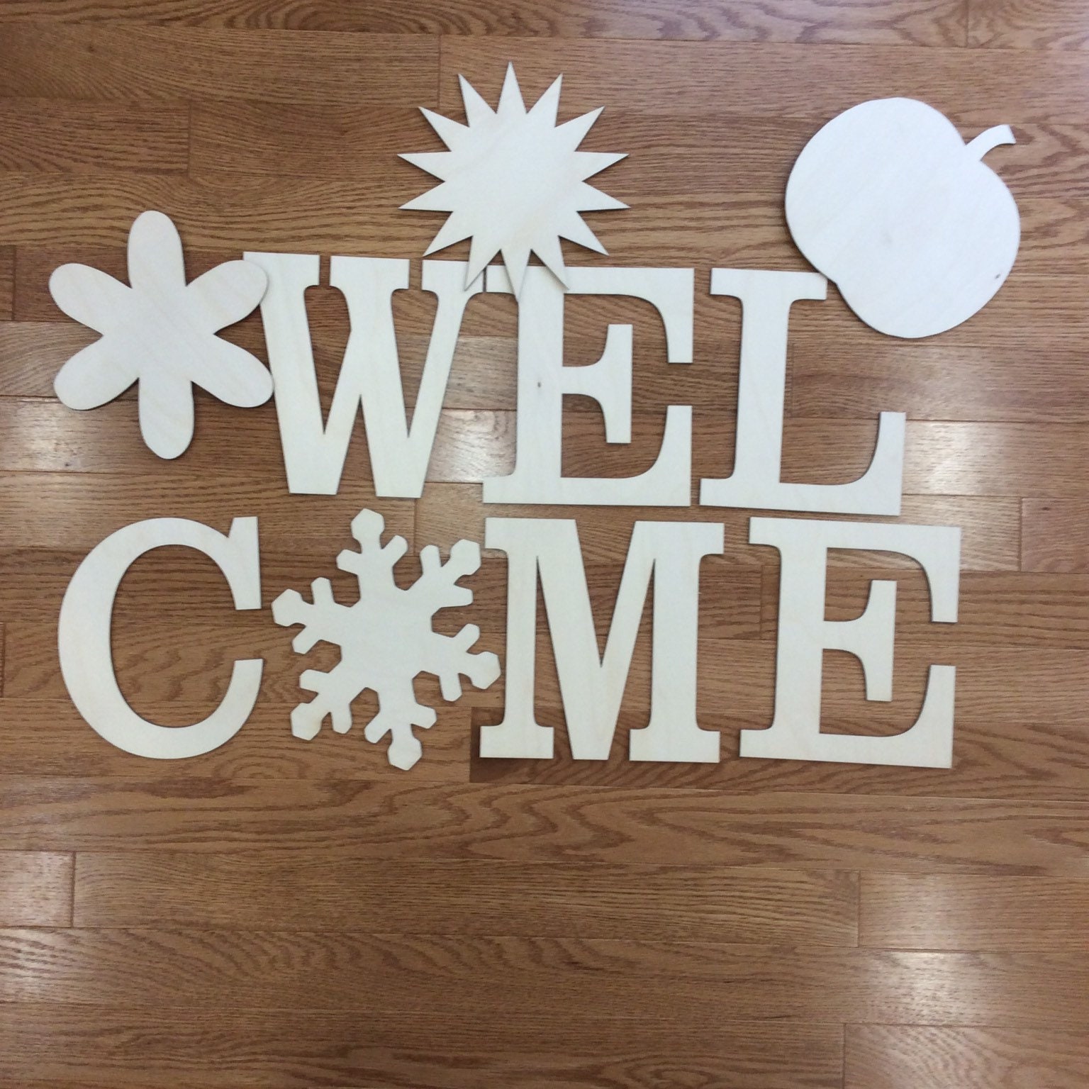 Wooden Letters for Sign DIY Welcome Sign Letters Wooden | Etsy