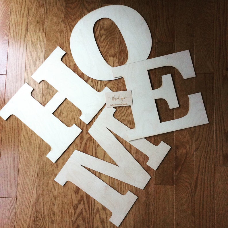 Wooden Letters for Sign DIY Welcome Sign Letters Wooden | Etsy